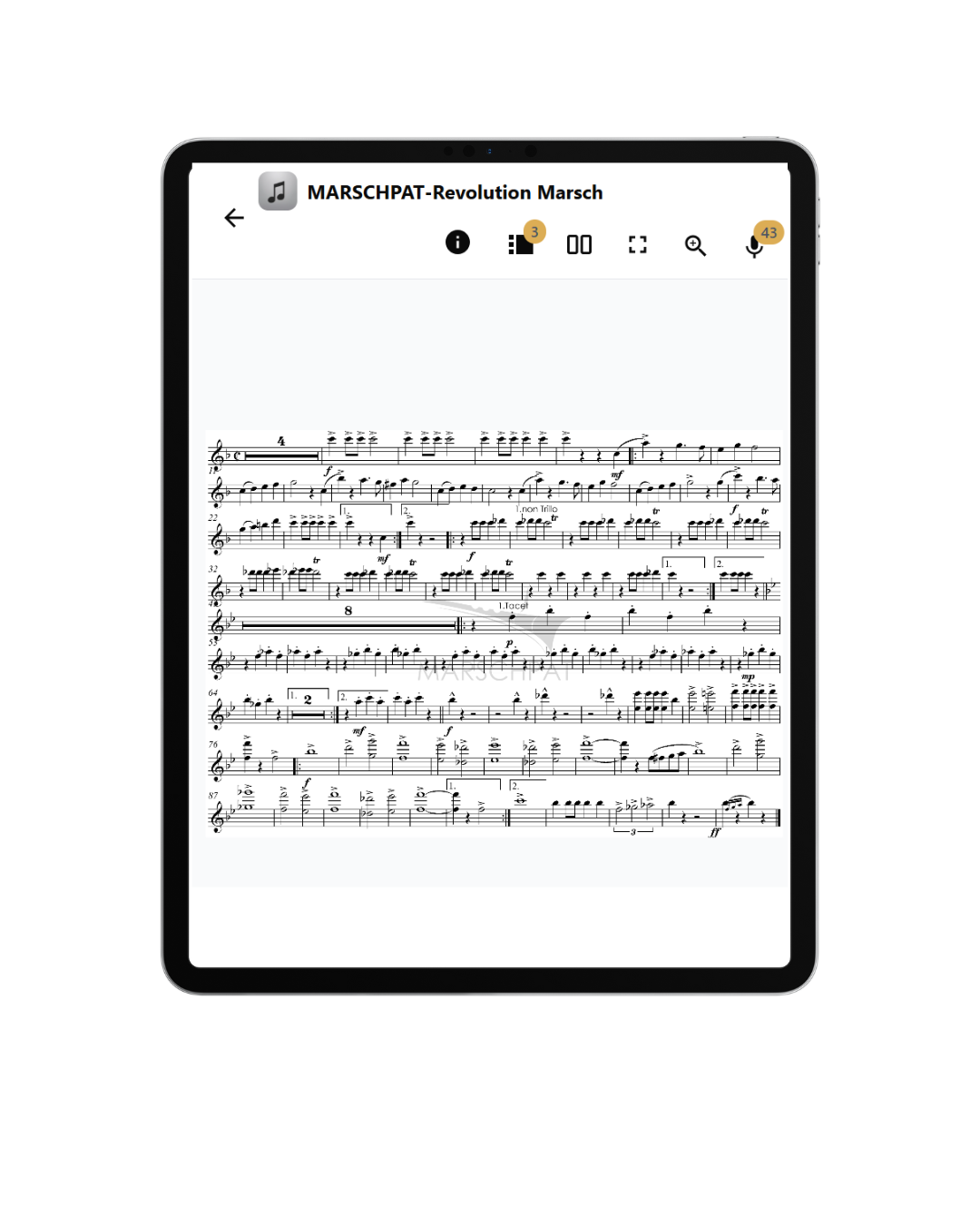 Digital Tools for Wind Music: Manage & Display Sheet Music
